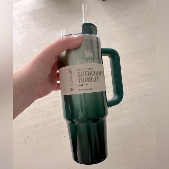 Stanley | Dining | Stanley 3 Oz Cup With Handle And Straw In Pine ...